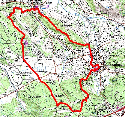Cabrioles vers Calas et Cabriès 2015